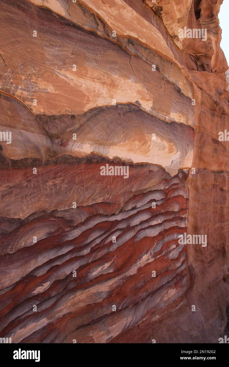 Petra stone colours hi-res stock photography and images - Alamy
