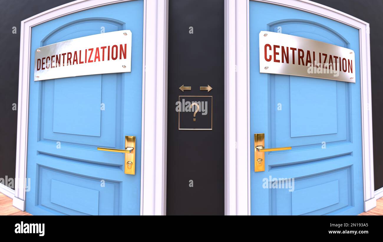 Centralization decentralization hi-res stock photography and images - Alamy