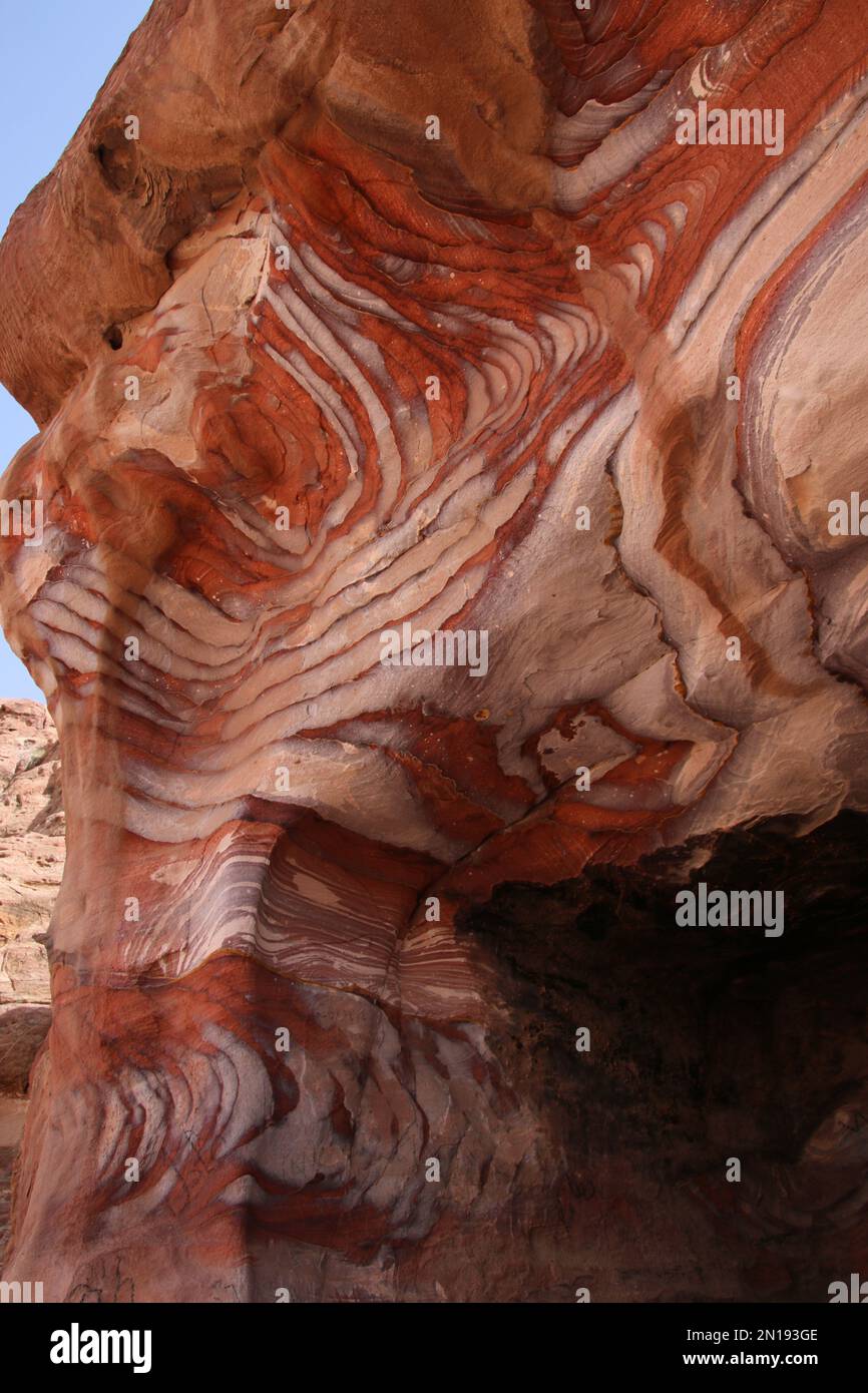 Colorful Sandstone, Petra, Jordan Stock Photo - Alamy