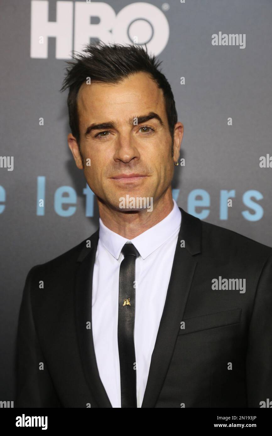 Justin Theroux arrives for the season two premiere of "The Leftovers ...