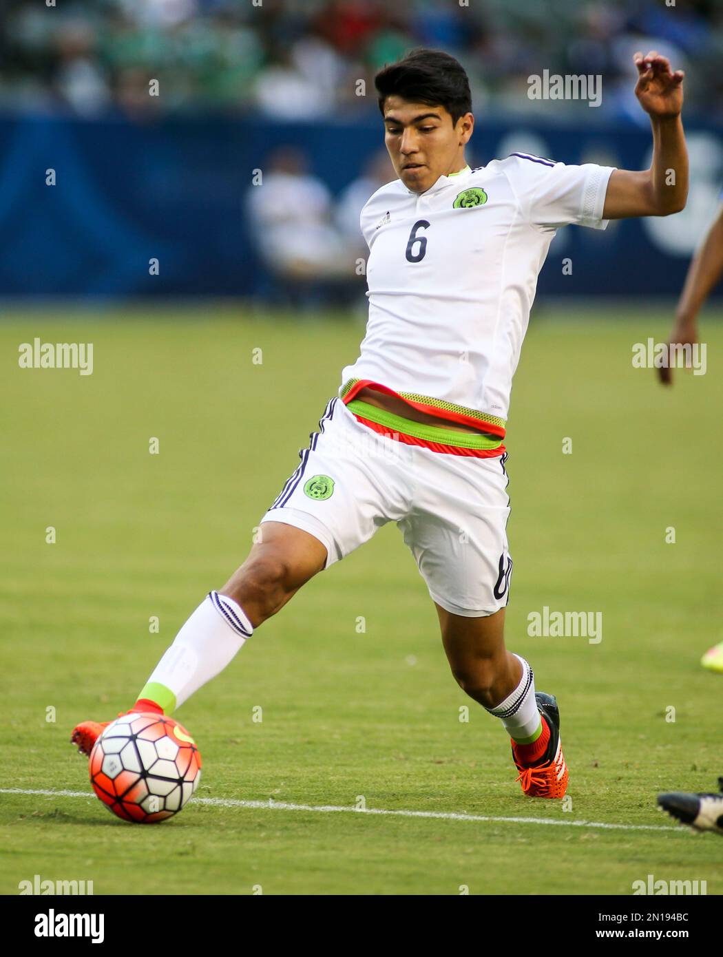 Mexico midfielder Eric Gabriel Gutiérrez Galaviz #6 in action against ...