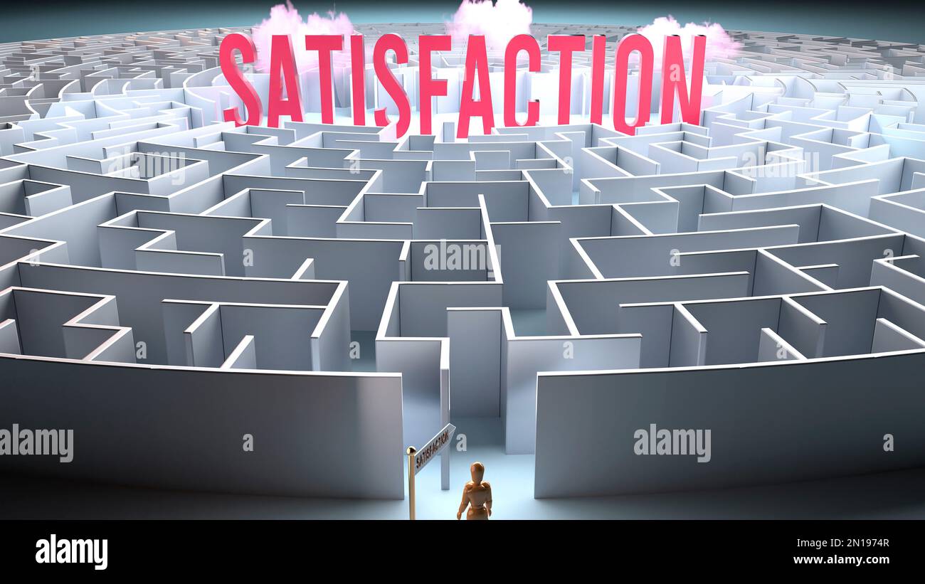 A vulnerable person in front of a big obstacle and a challenge to find ...