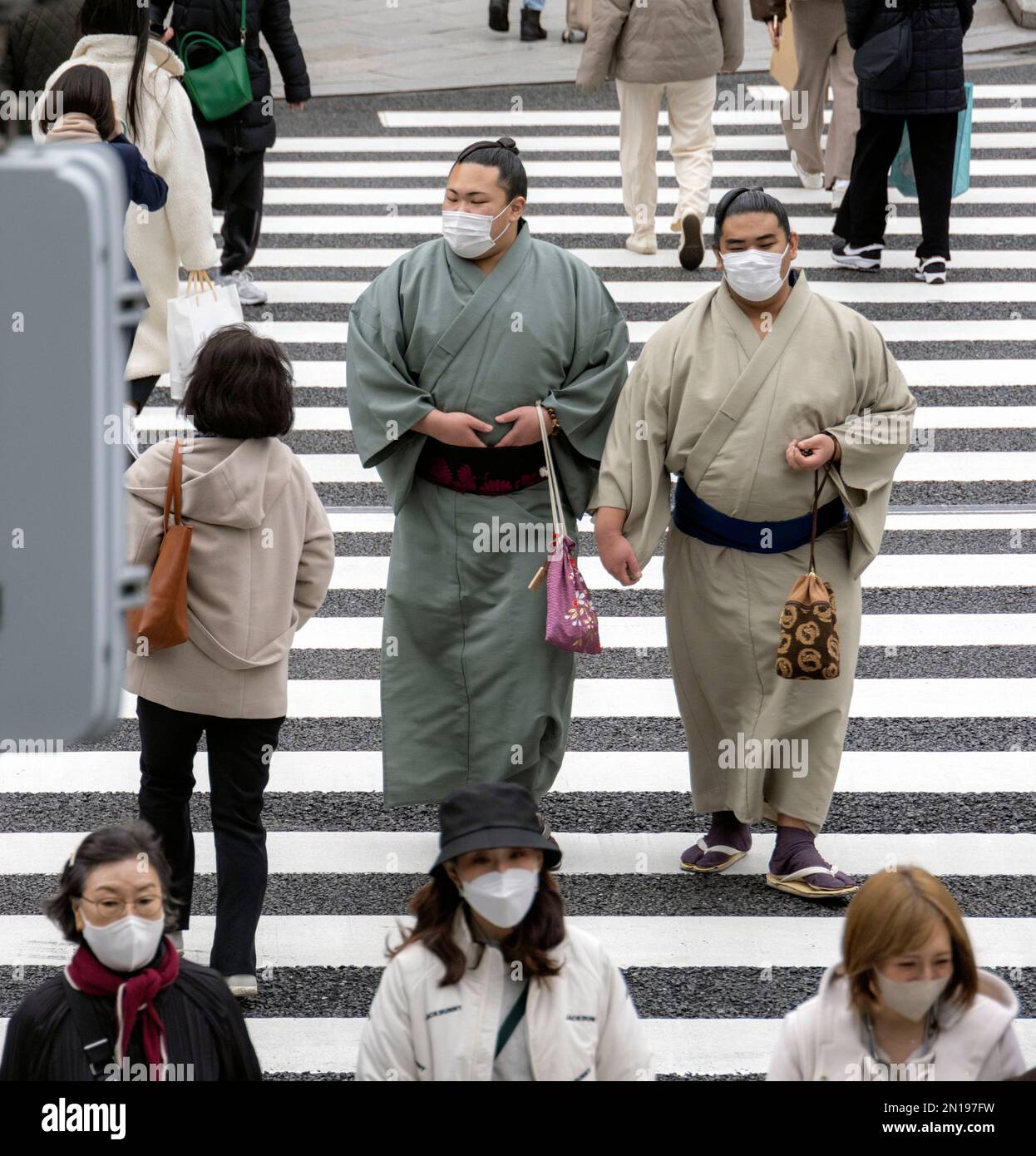 Sumo wrestlers tokyo hi-res stock photography and images - Alamy