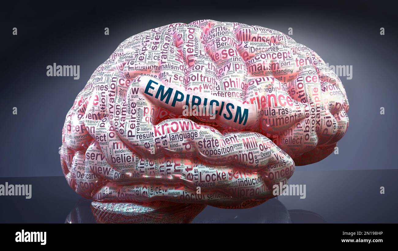 Empiricism in human brain, hundreds of crucial terms related to ...