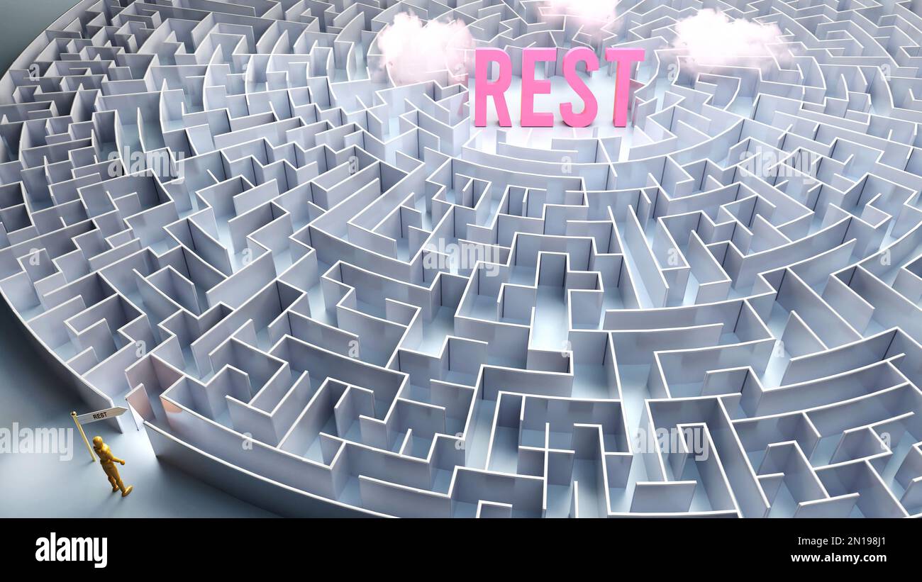 A journey to find Rest - going through a confusing maze of obstacles ...