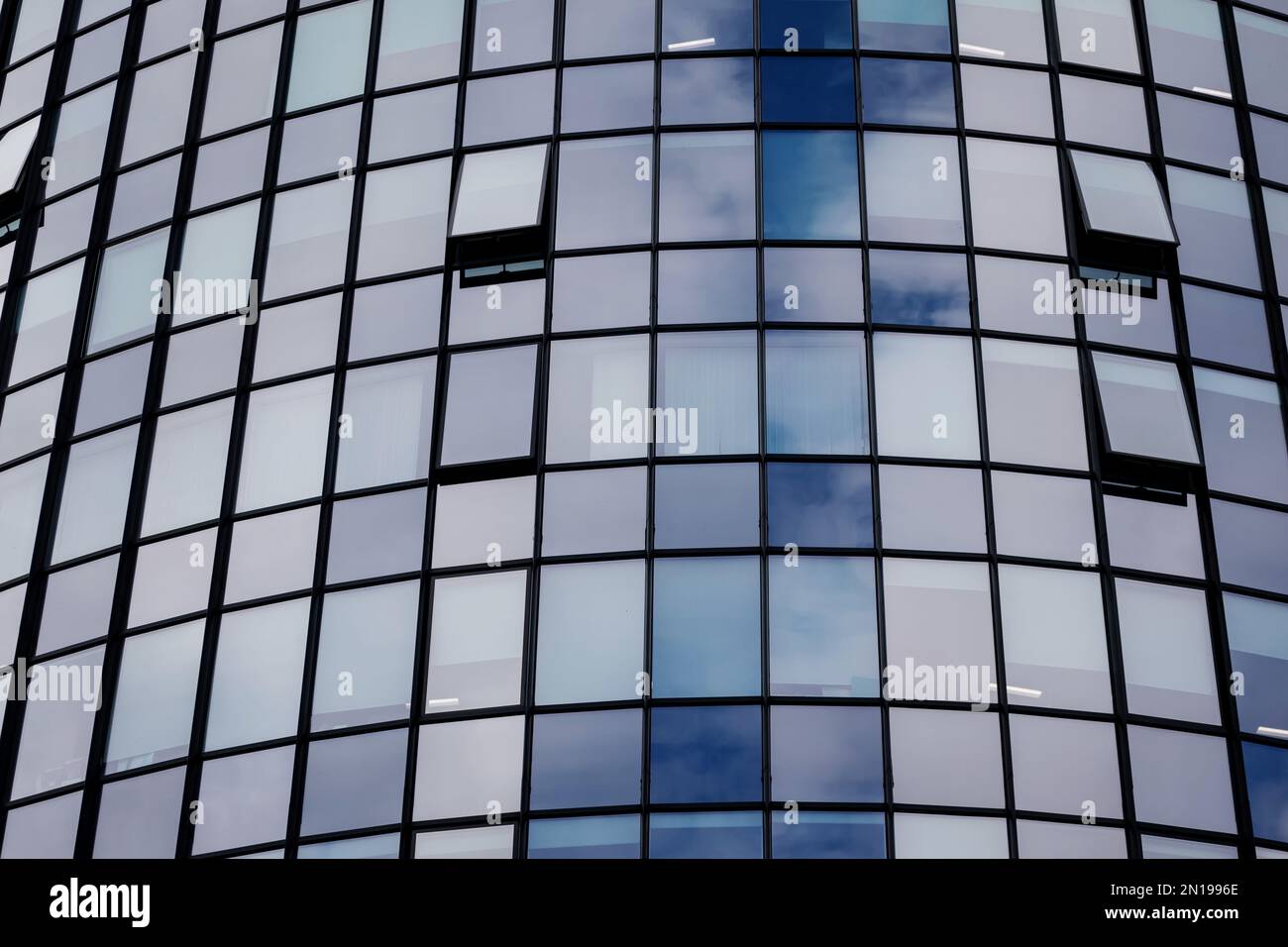 financial center. office glass building. modern business architecture ...
