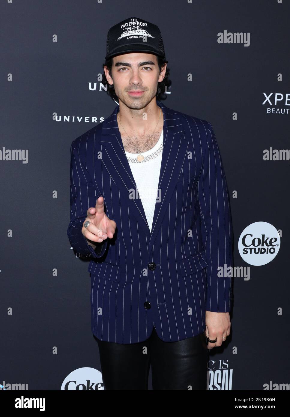 Los Angeles, USA. 05th Feb, 2023. Joe Jonas arrives at Universal Music ...