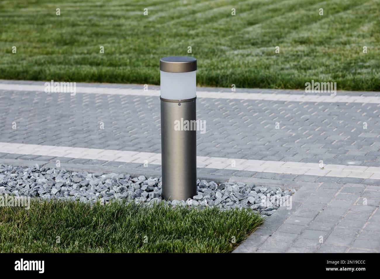 Ground garden lamp hi-res stock photography and images - Alamy