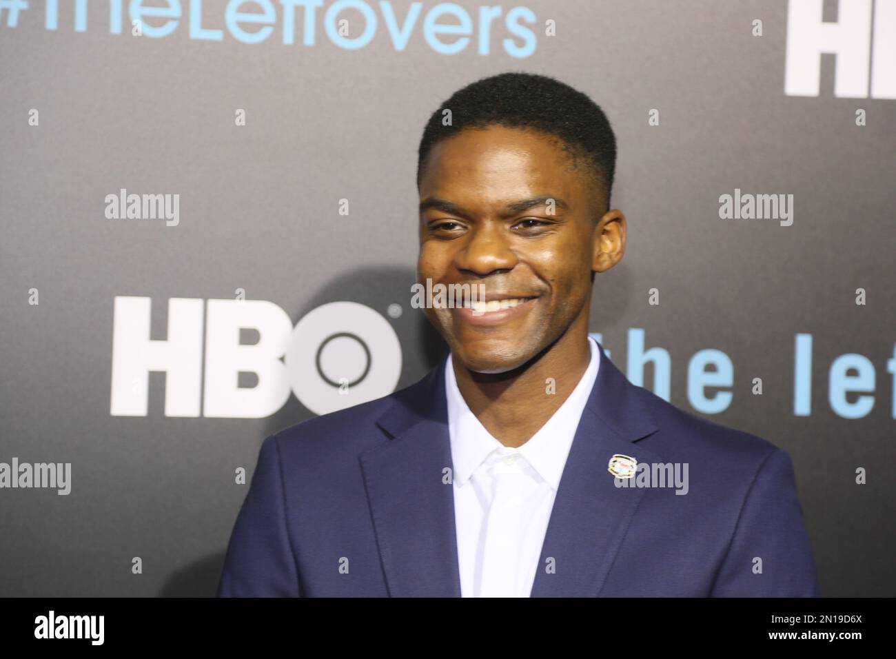 Jovan Adepo arrives for the season two premiere of "The Leftovers" at ...