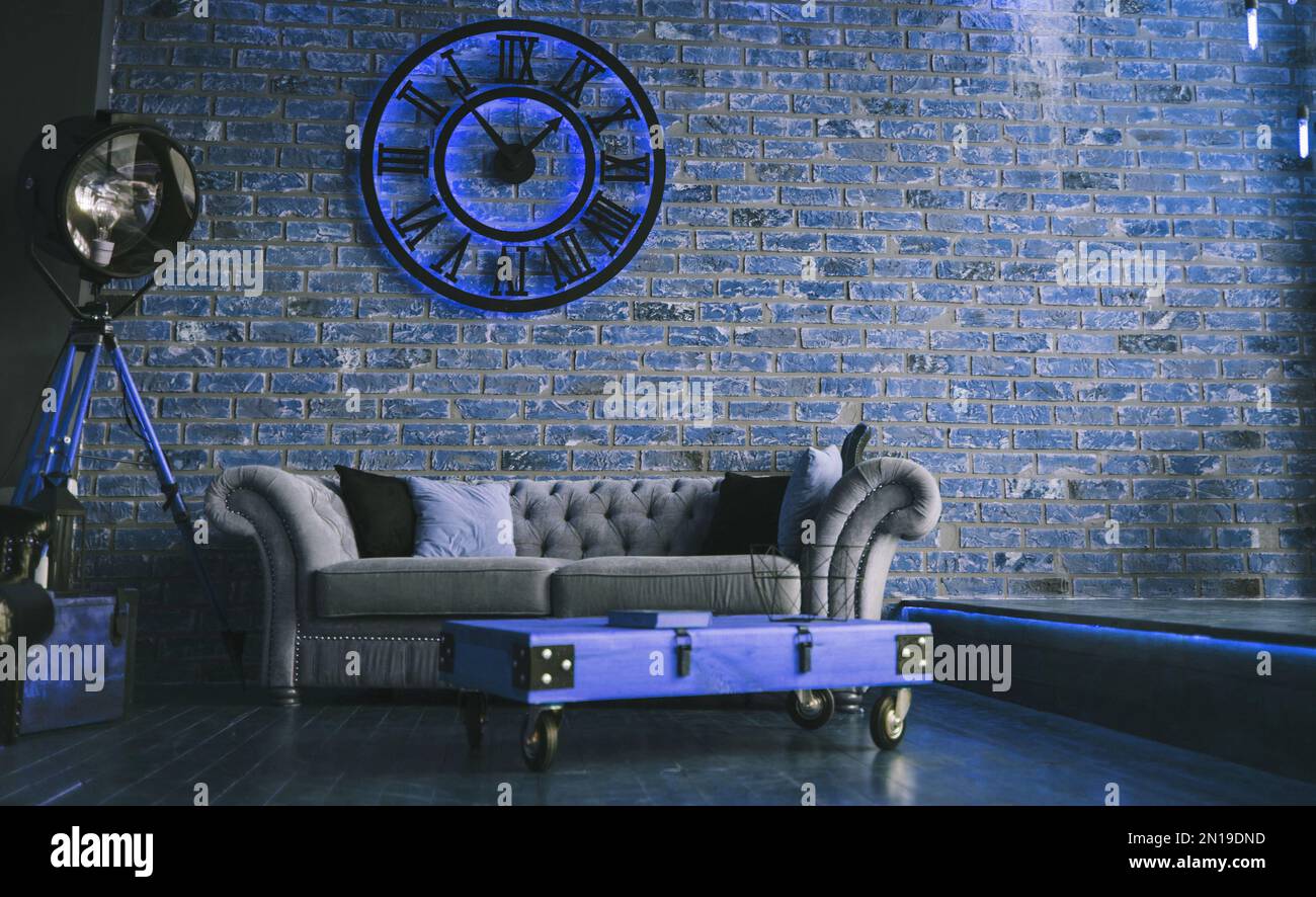 Blue loft hi-res stock photography and images - Alamy