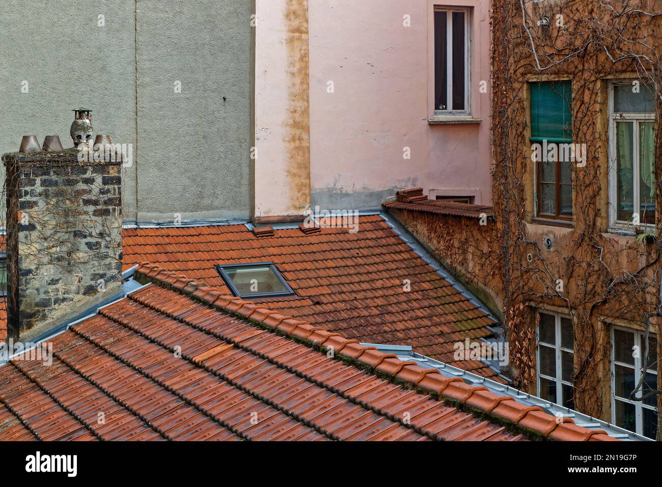 LYON, FRANCE, February 4, 2023 : Famous traboule in Croix-Rousse ...