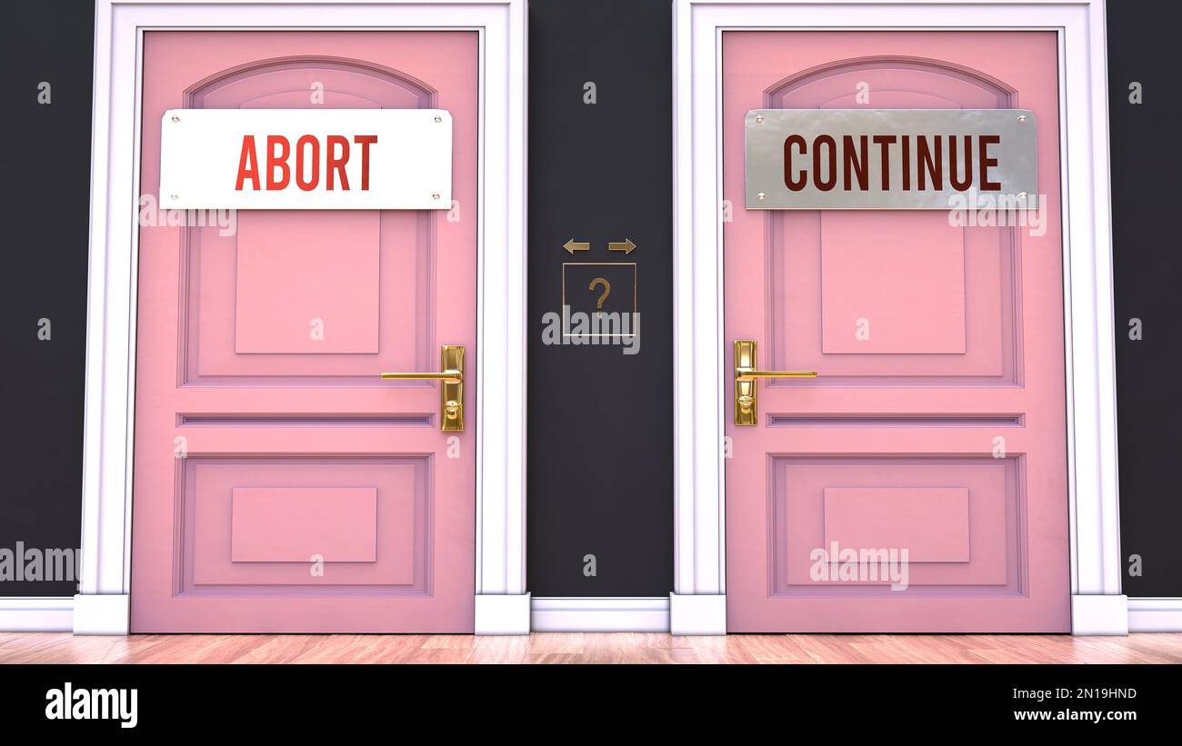 Continue option hi-res stock photography and images - Alamy