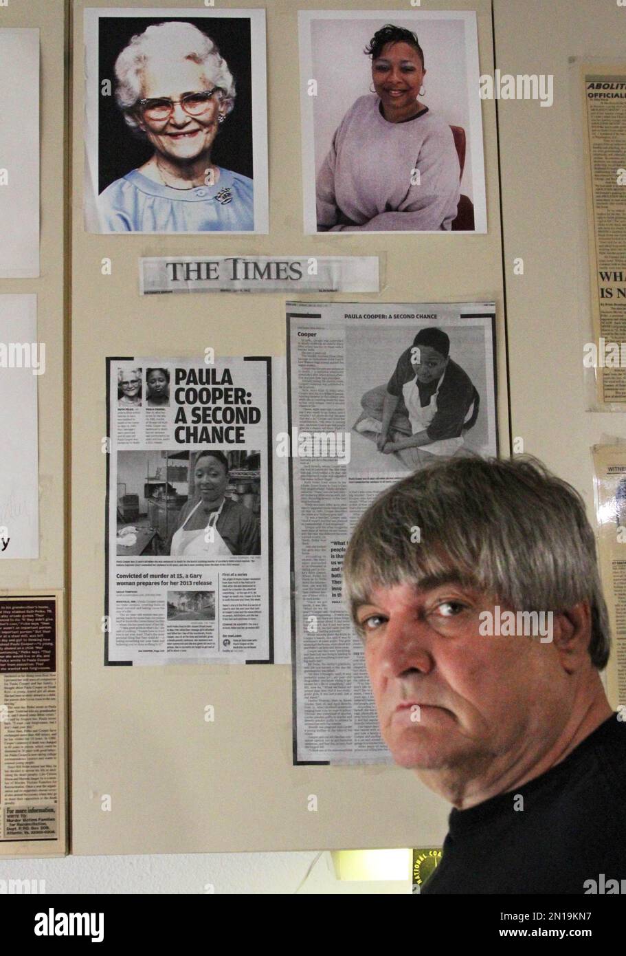 In this Monday, Aug. 24, 2015 photo, Bill Pelke poses in his home ...