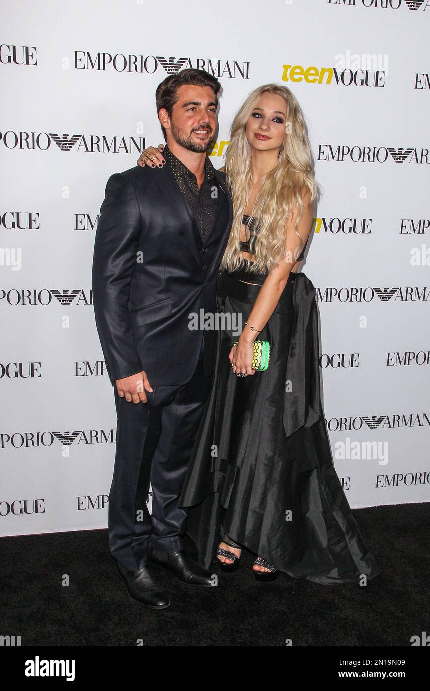 Johnny DeLuca, left, and Mollee Gray attend the Teen Vogue's 13th ...