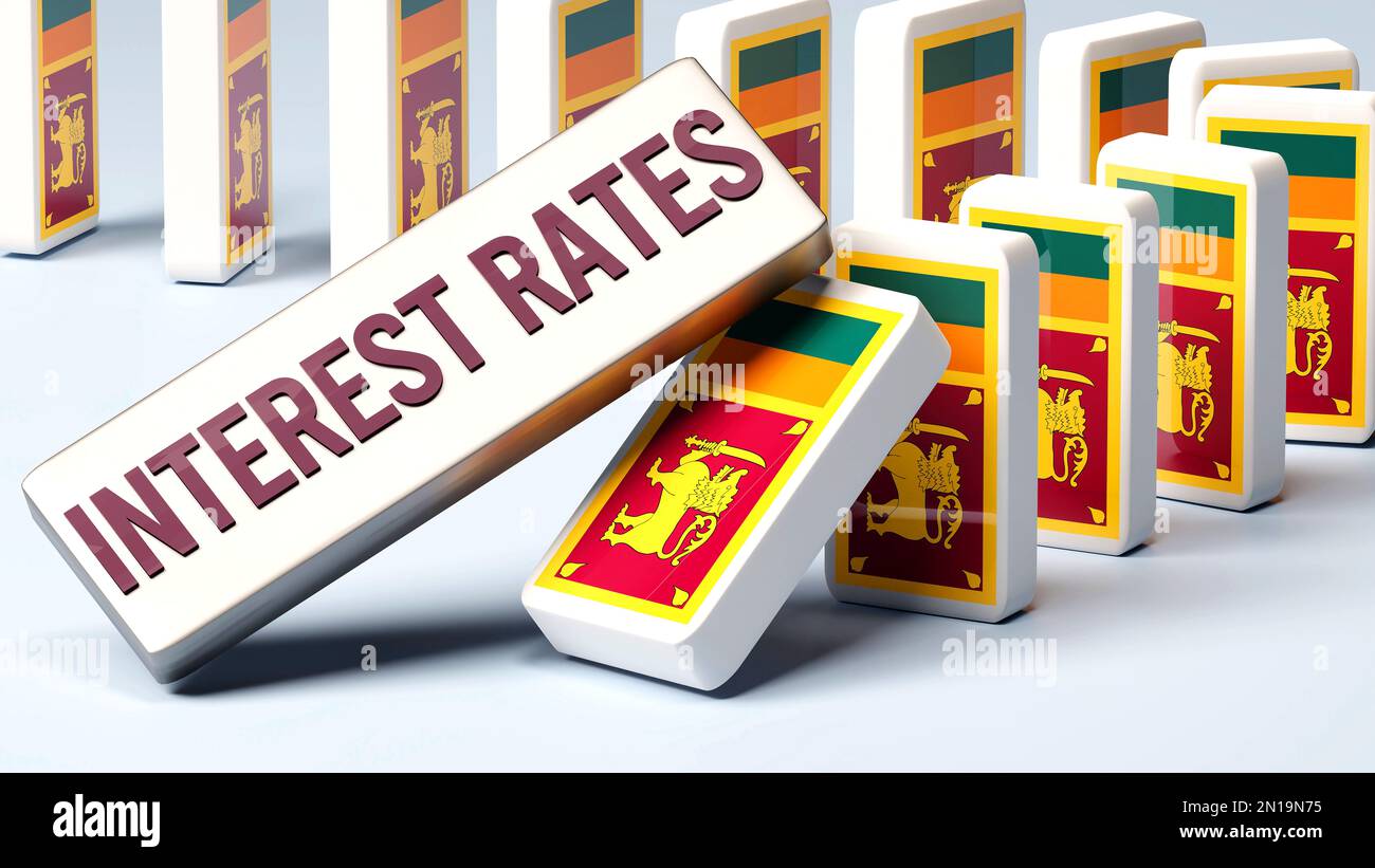 Sri Lanka and interest rates, causing a national problem and a falling ...