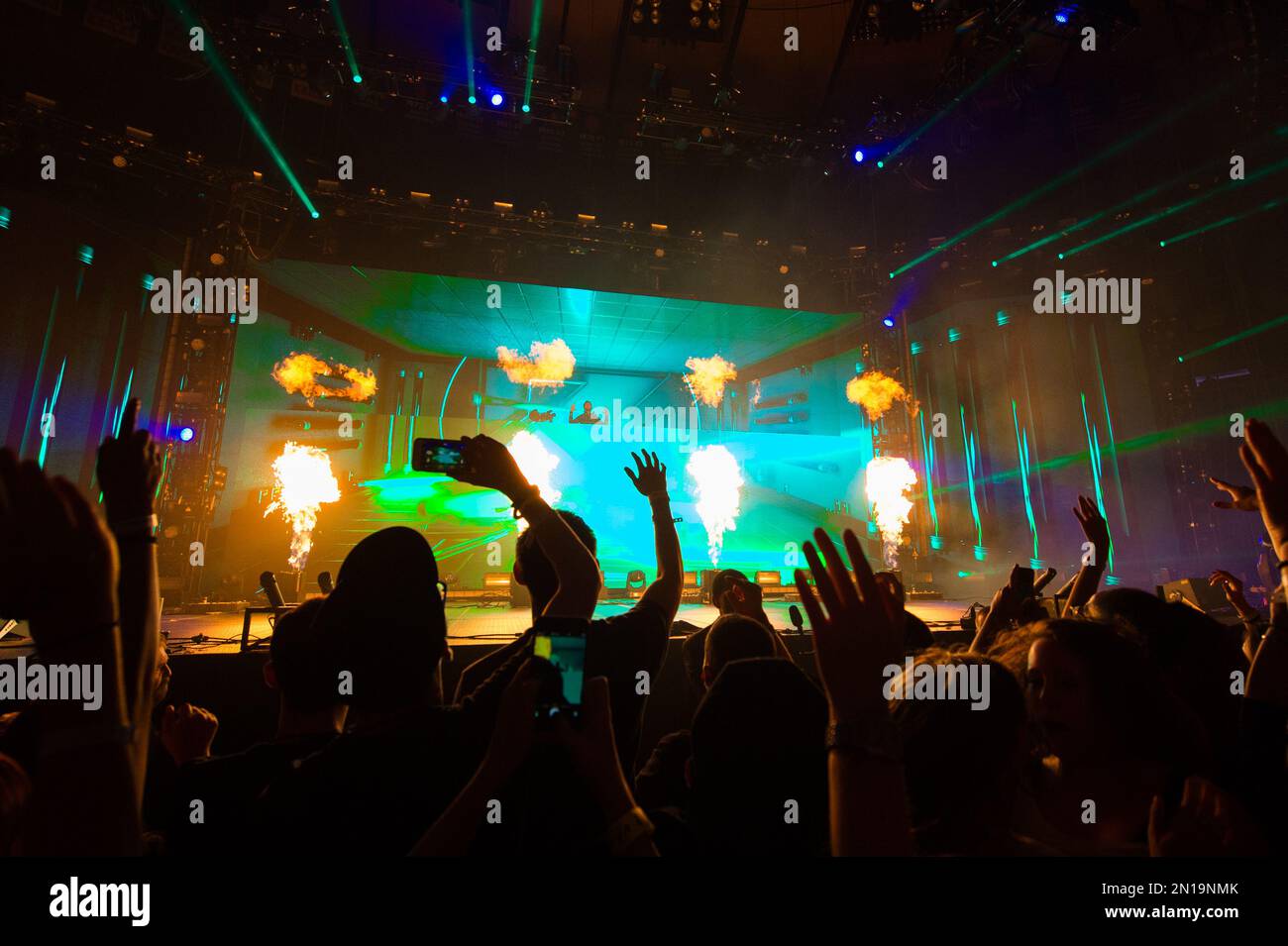 DJ/producer Zedd performs at the True Colors Tour at Madison Square ...