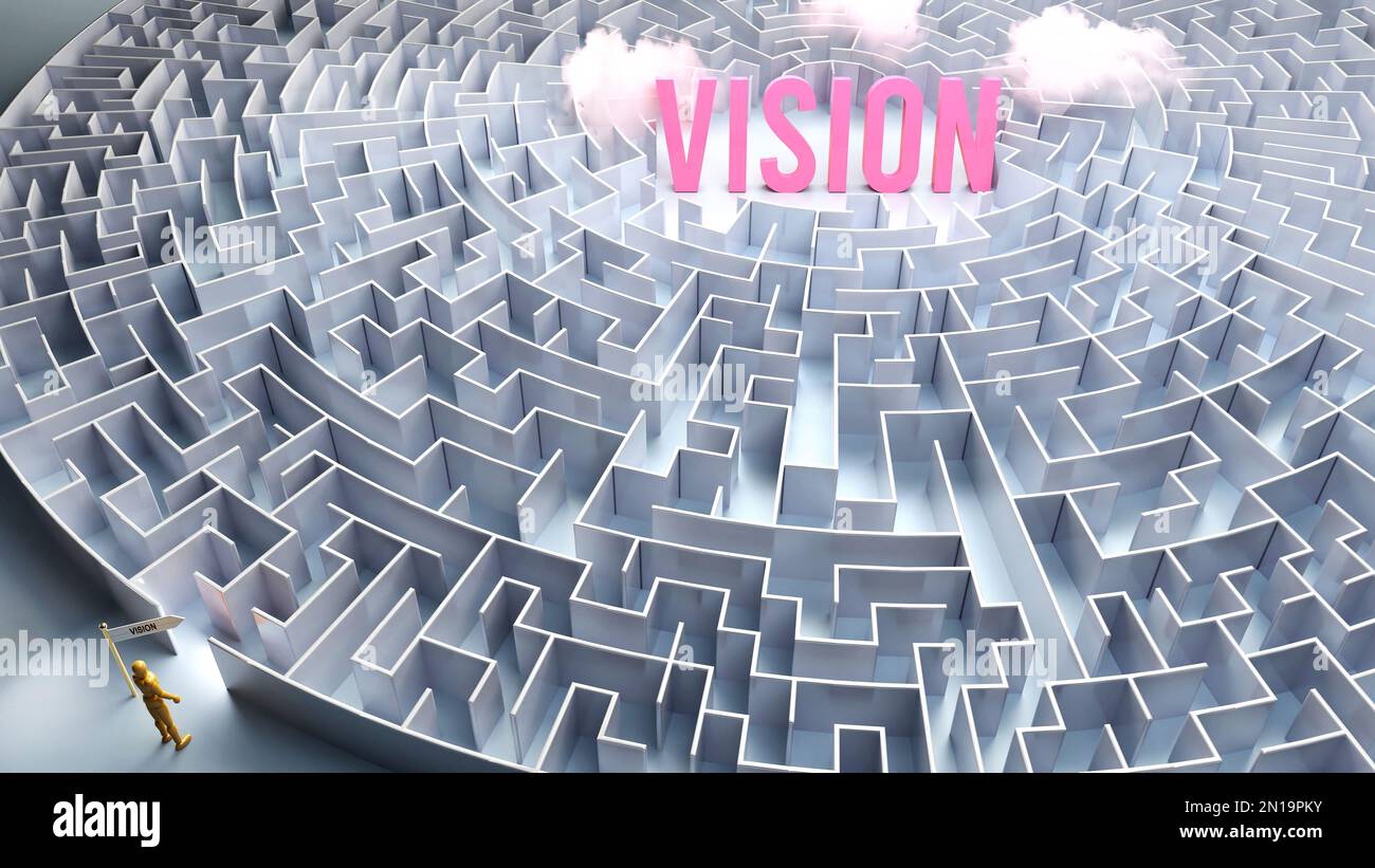 A journey to find Vision - going through a confusing maze of obstacles ...