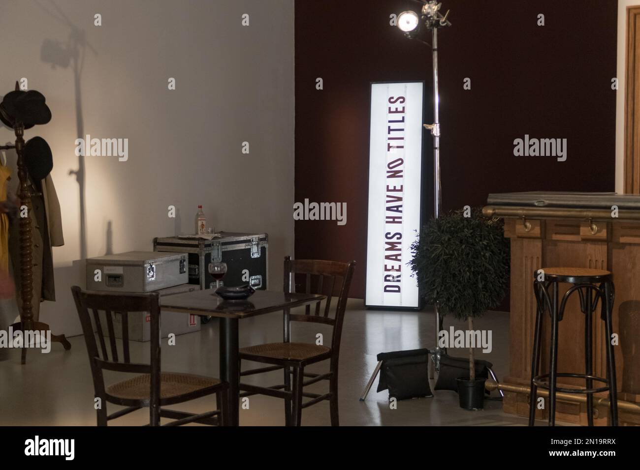 A view of the French Pavilion at the Venice Biennial 2022 with an ...