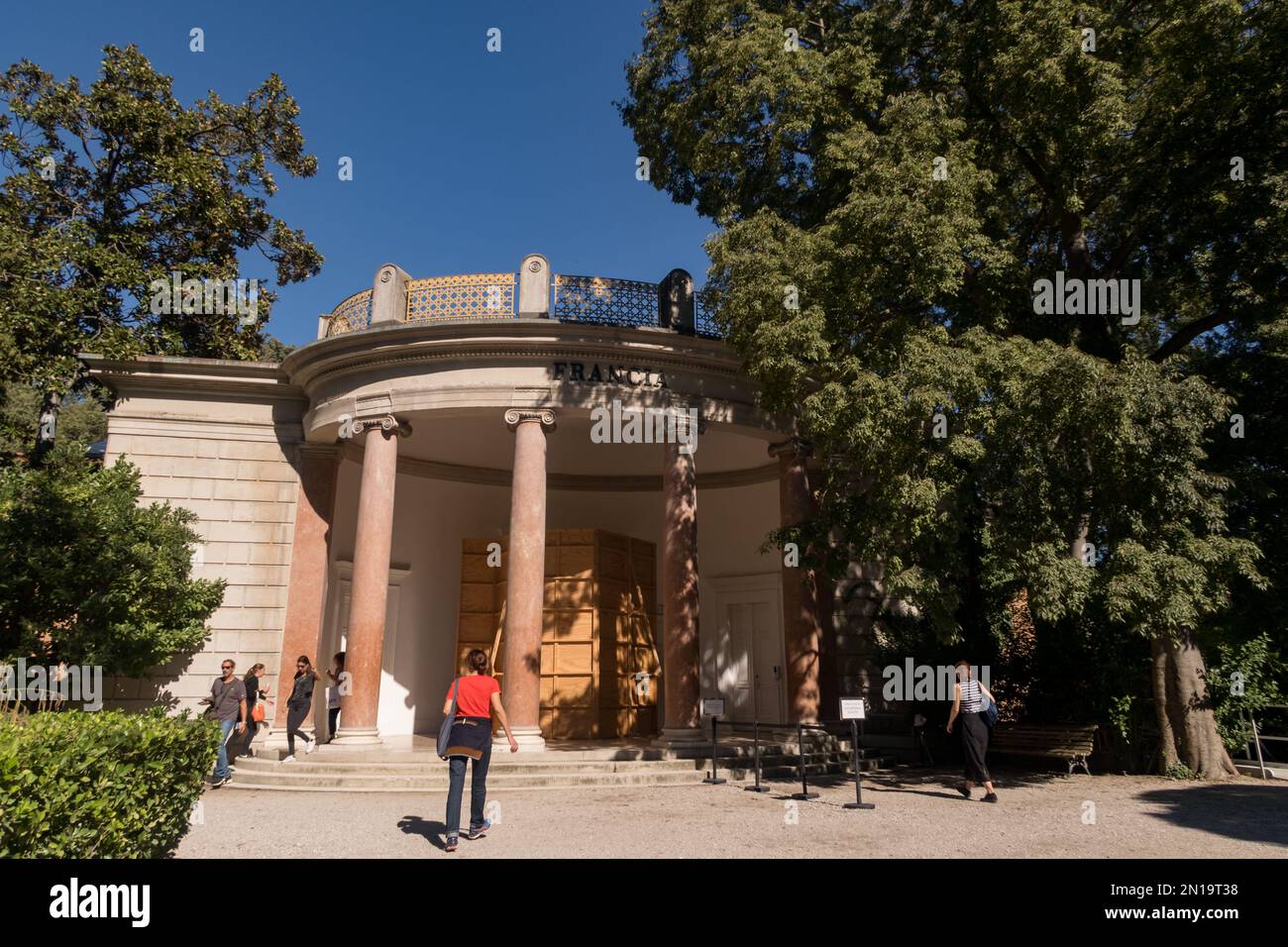 A view of the French Pavilion at the Venice Biennial Stock Photo - Alamy