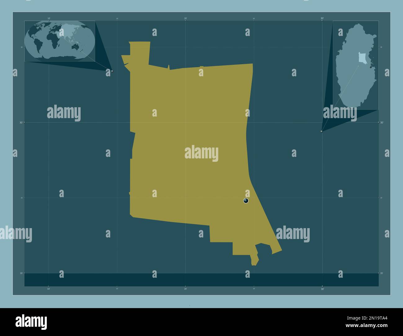 Maps of qatar hi-res stock photography and images - Alamy