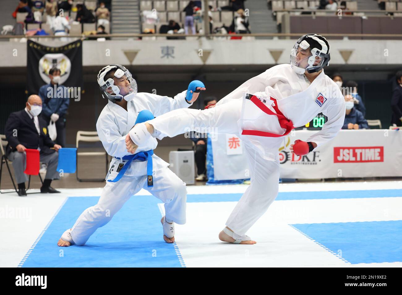 Tokyo, Japan. 5th Feb, 2023. (L-R) Hyuga Yuzawa, Daichi Gayama Karate ...
