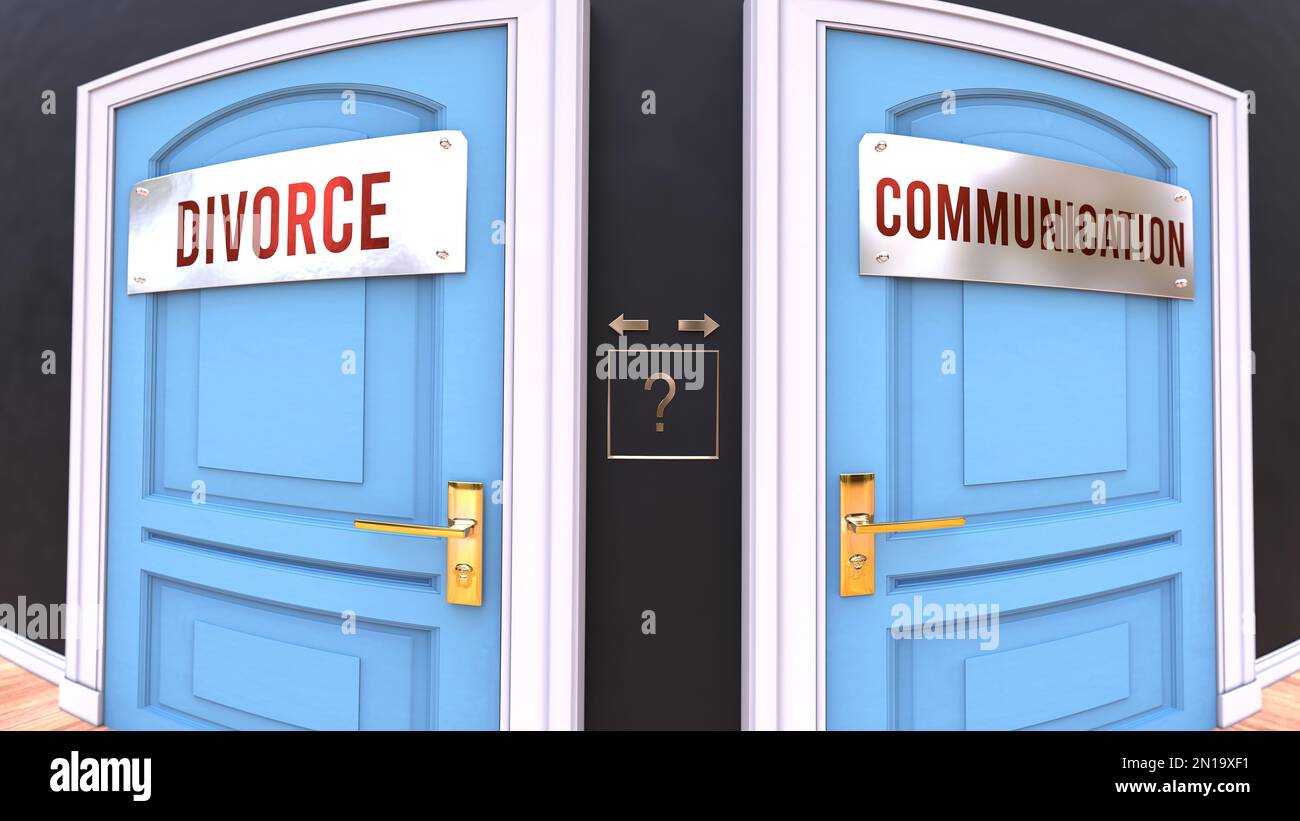 Two mutually exclusive paths to choose from, either Divorce or ...