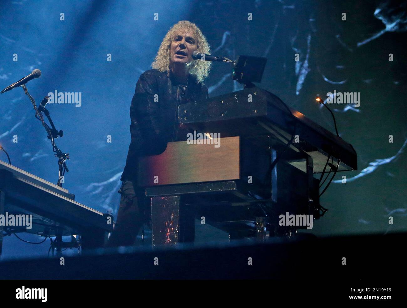 Bon Jovi's keyboard player David Bryan performs during their "Bon Jovi ...