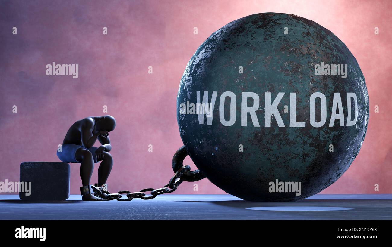 Workload and painful human condition hi-res stock photography and ...