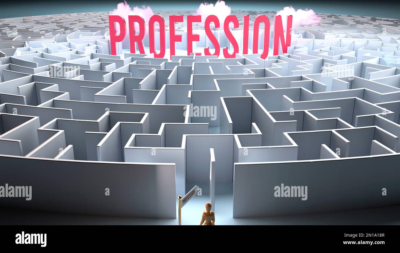 Complicated journey to profession hi-res stock photography and images ...