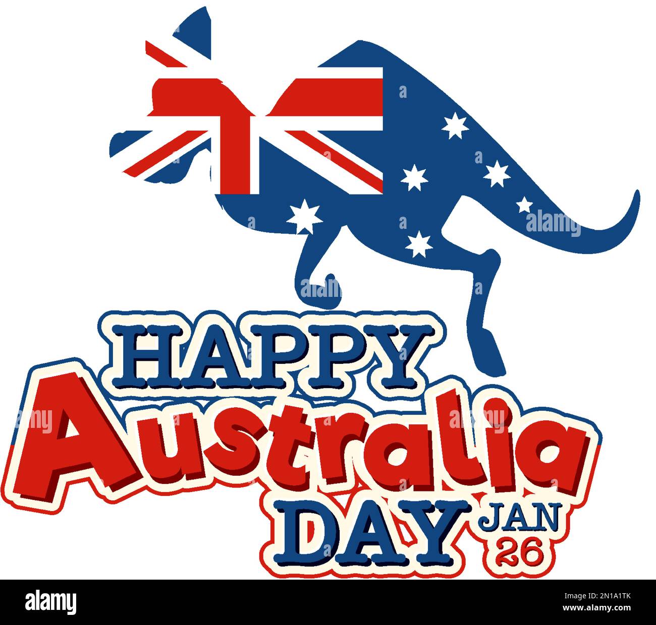 Happy Australia Day Banner Design illustration Stock Vector Image & Art ...