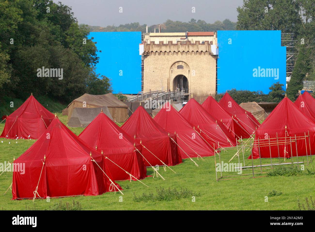 The film set showing a castle that is believed to be House Tully of ...