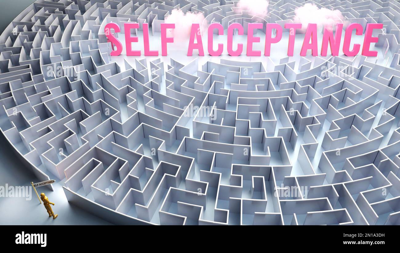 A journey to find Self acceptance - going through a confusing maze of obstacles and difficulties ...