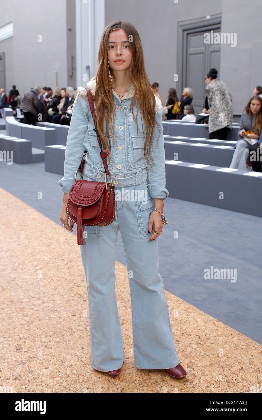 Musician Flo Morrissey poses for photographers as she arrives at Chloe ...