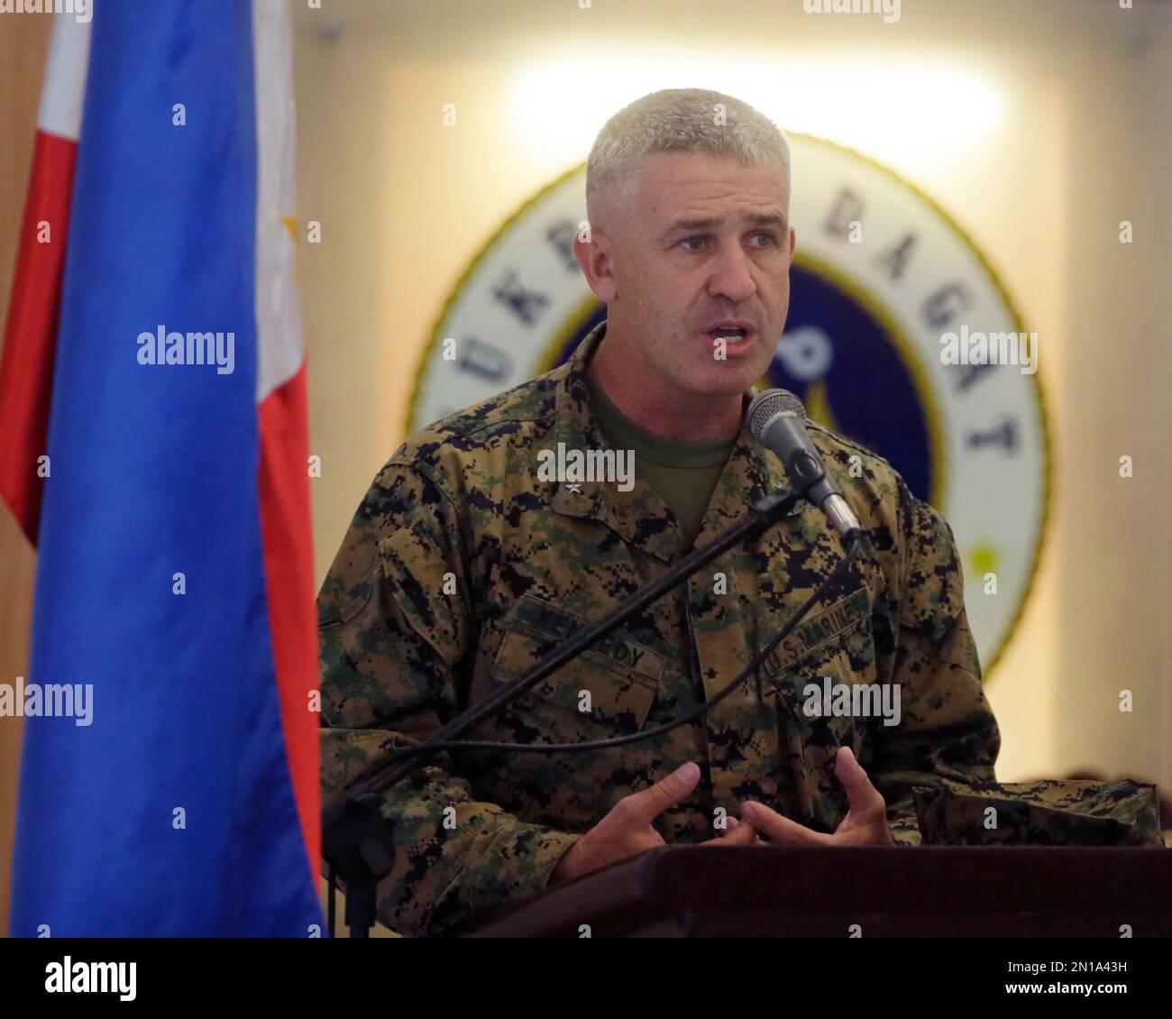 U.S. Marine Brig.Gen. Paul Kennedy, Commanding General of the 3rd ...