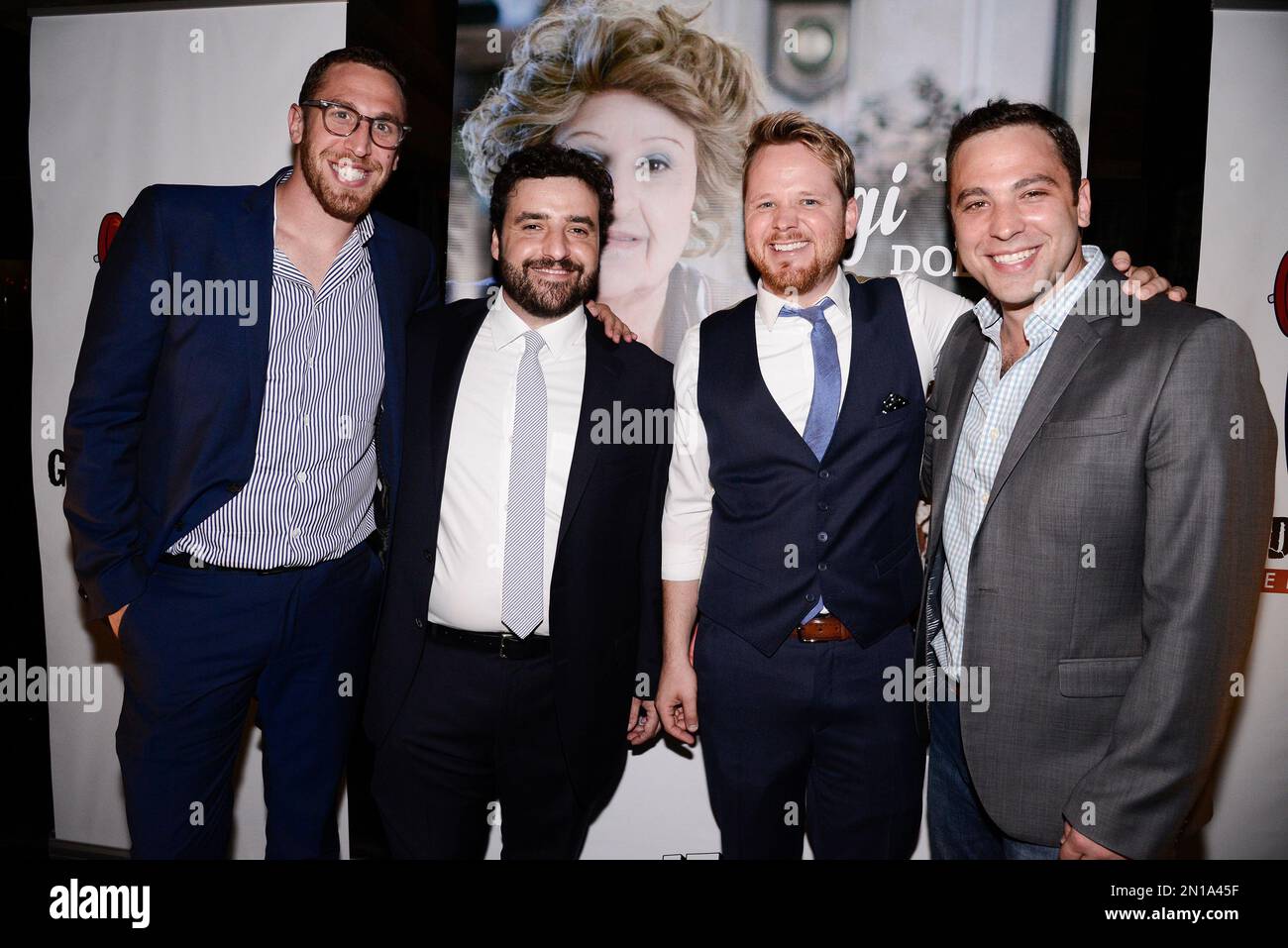 From left to right, Grandma's House Entertainment co-founder and executive producer Dan Newmark ...