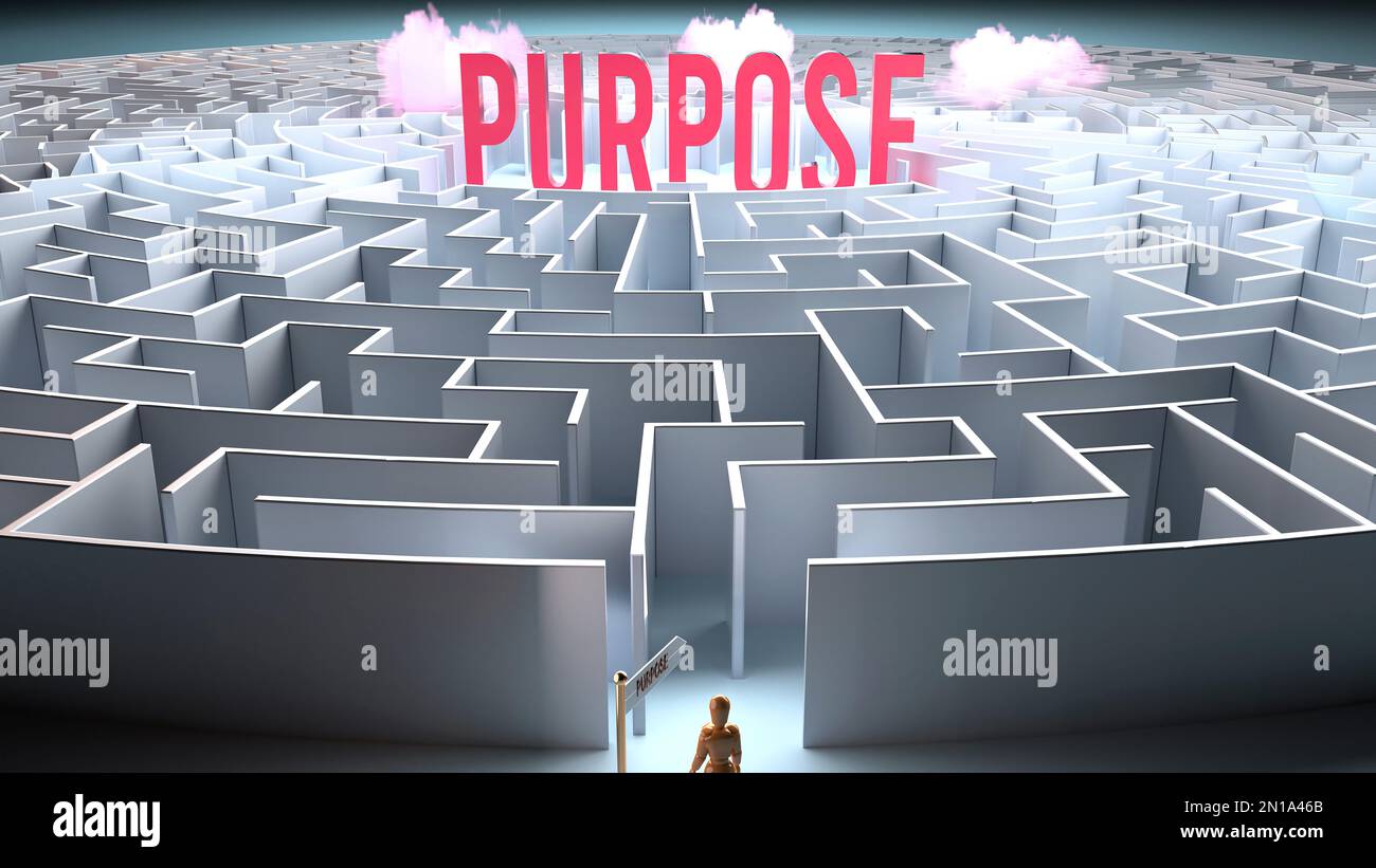 A vulnerable person in front of a big obstacle and a challenge to find ...