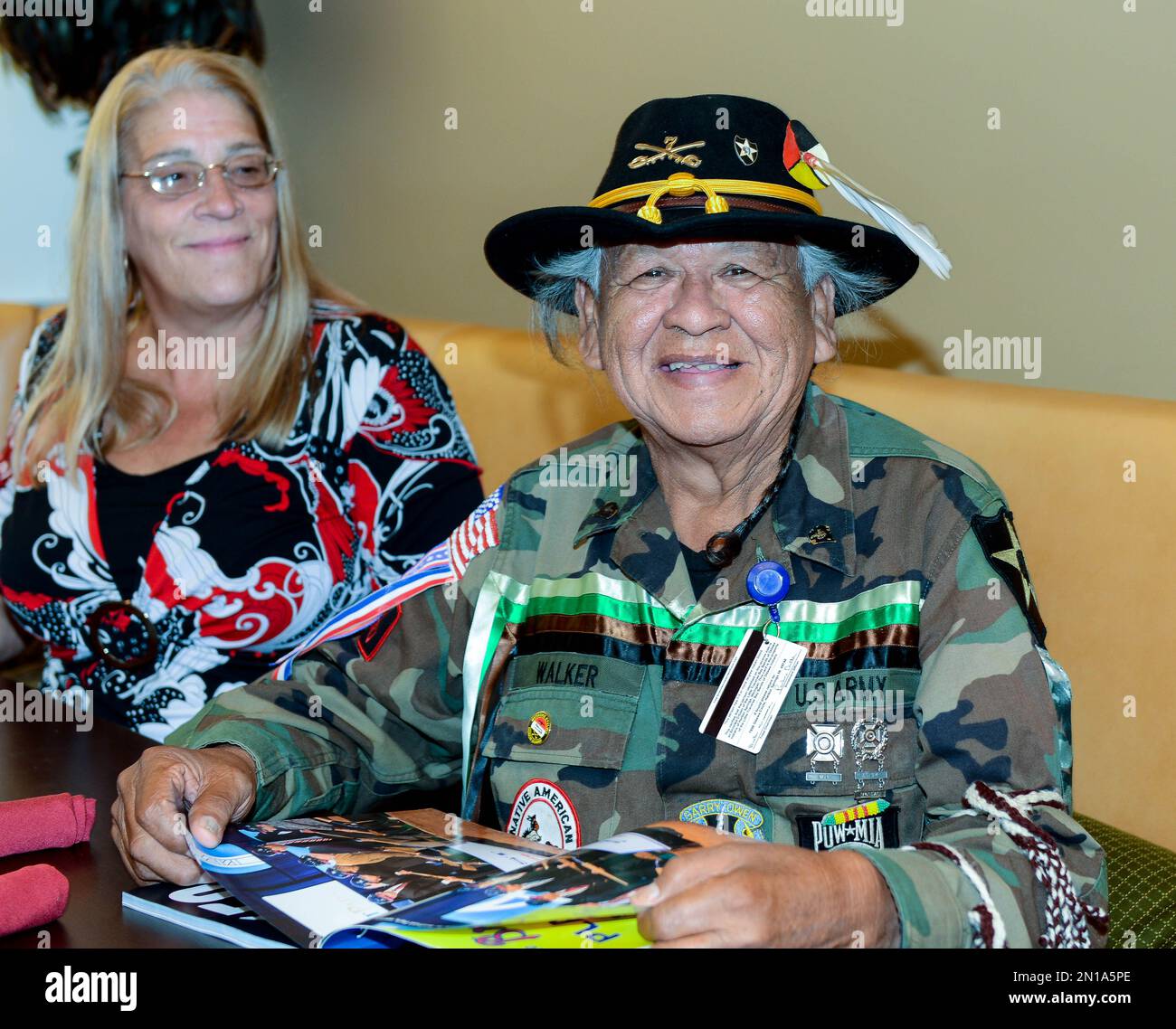 Levi Walker, who served as the Atlanta Braves mascot Chief Noc-A-Homa ...