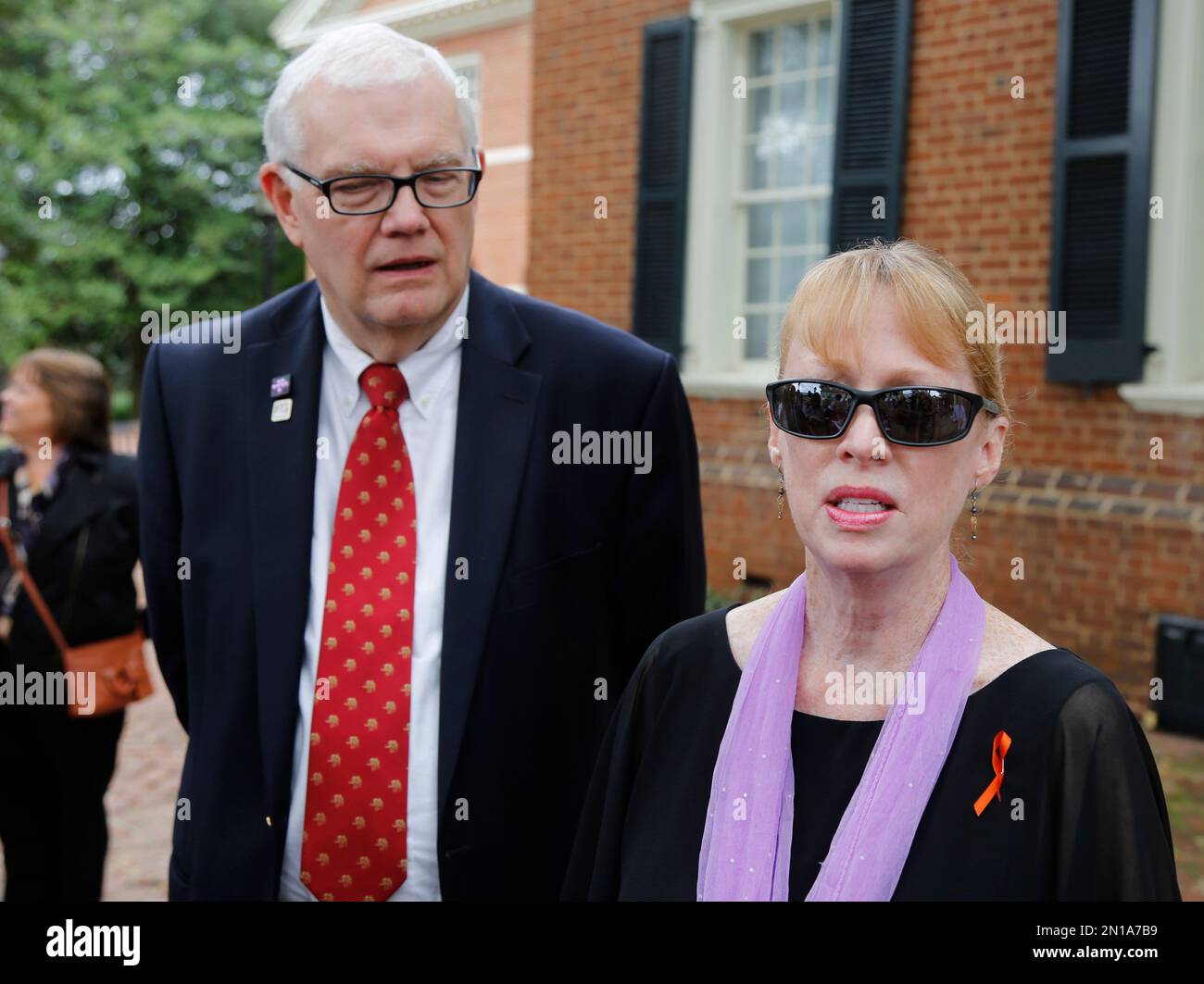 Jill and Dan Harrington, parents of Morgan Harrington, talk to the ...