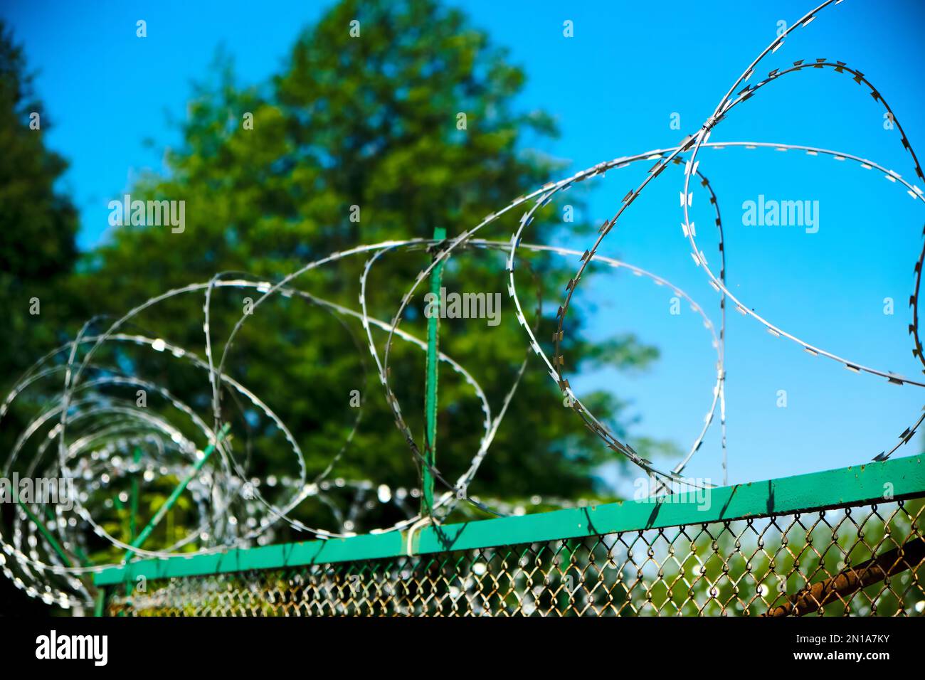 prison imprisonment term building barbed wire isolation law judges ...