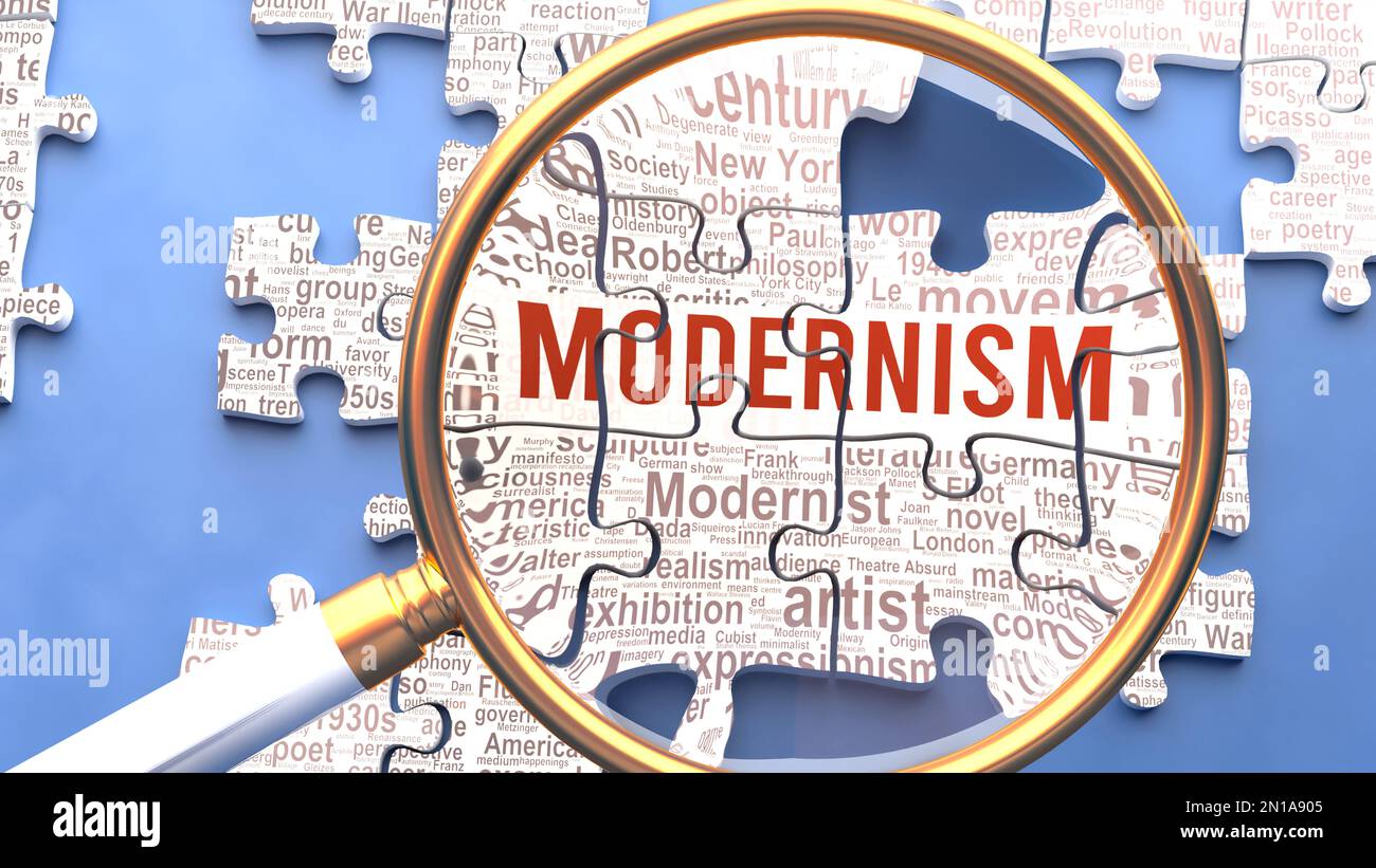 Modernism being closely examined along with multiple vital concepts and ...
