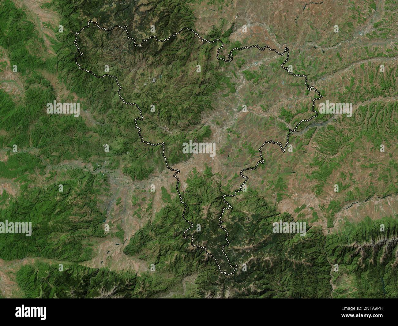 Alba, county of Romania. High resolution satellite map Stock Photo - Alamy