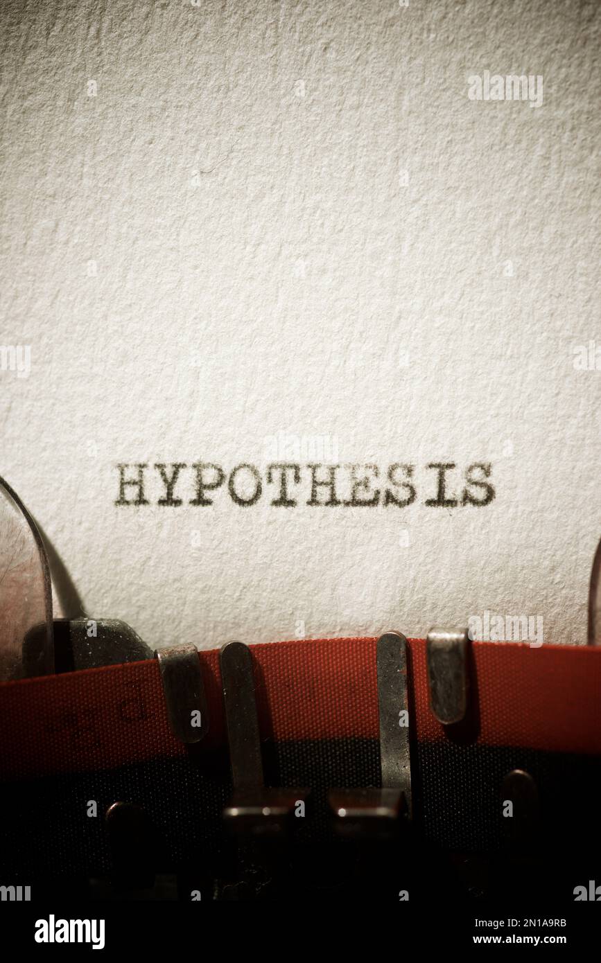 Study hypothesis hi-res stock photography and images - Alamy