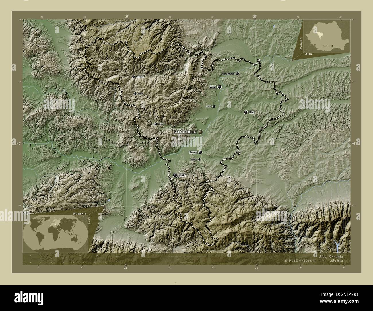 Mures romania europe map hi-res stock photography and images - Alamy