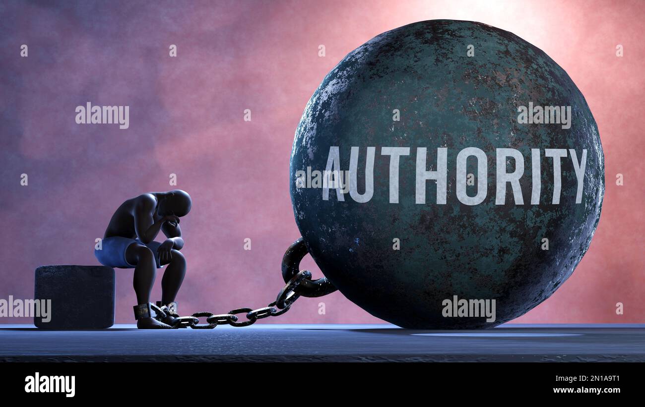 Authority - a gigantic and unmovable weight chained to a vulnerable and ...