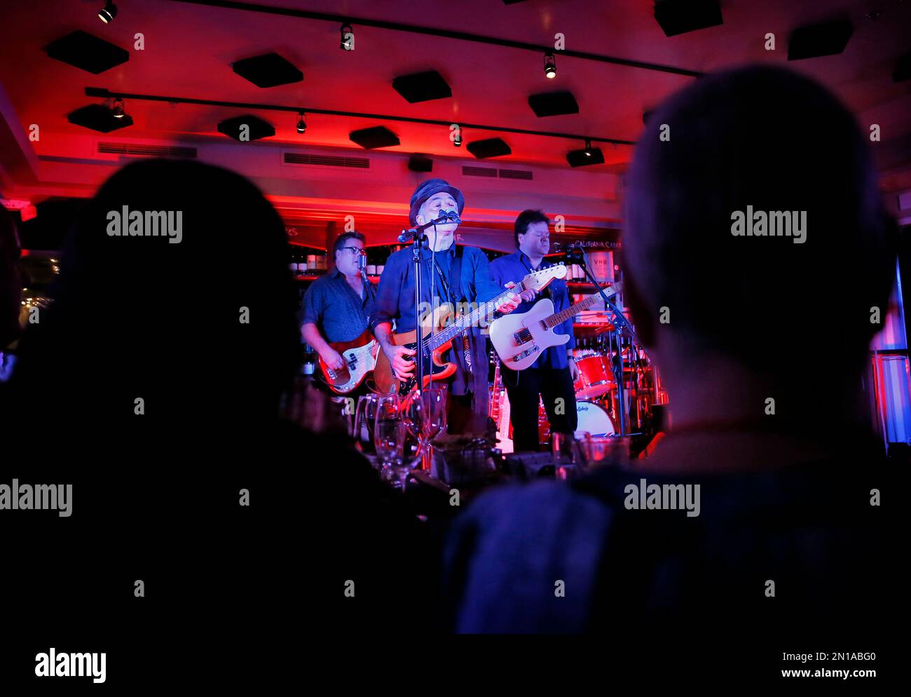 Musician Nils Lofgren of Bruce Springsteen's E-Street Band performs ...