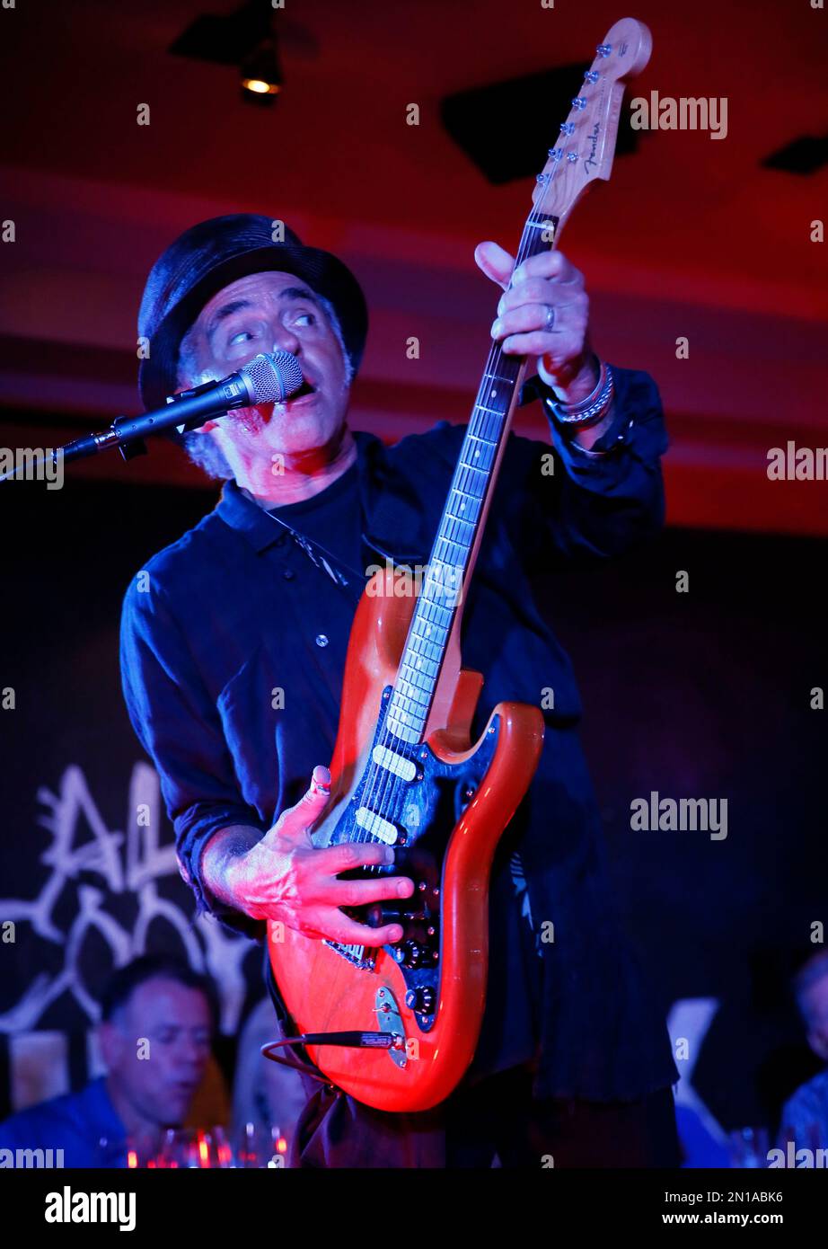 Musician Nils Lofgren of Bruce Springsteen's E-Street Band performs ...