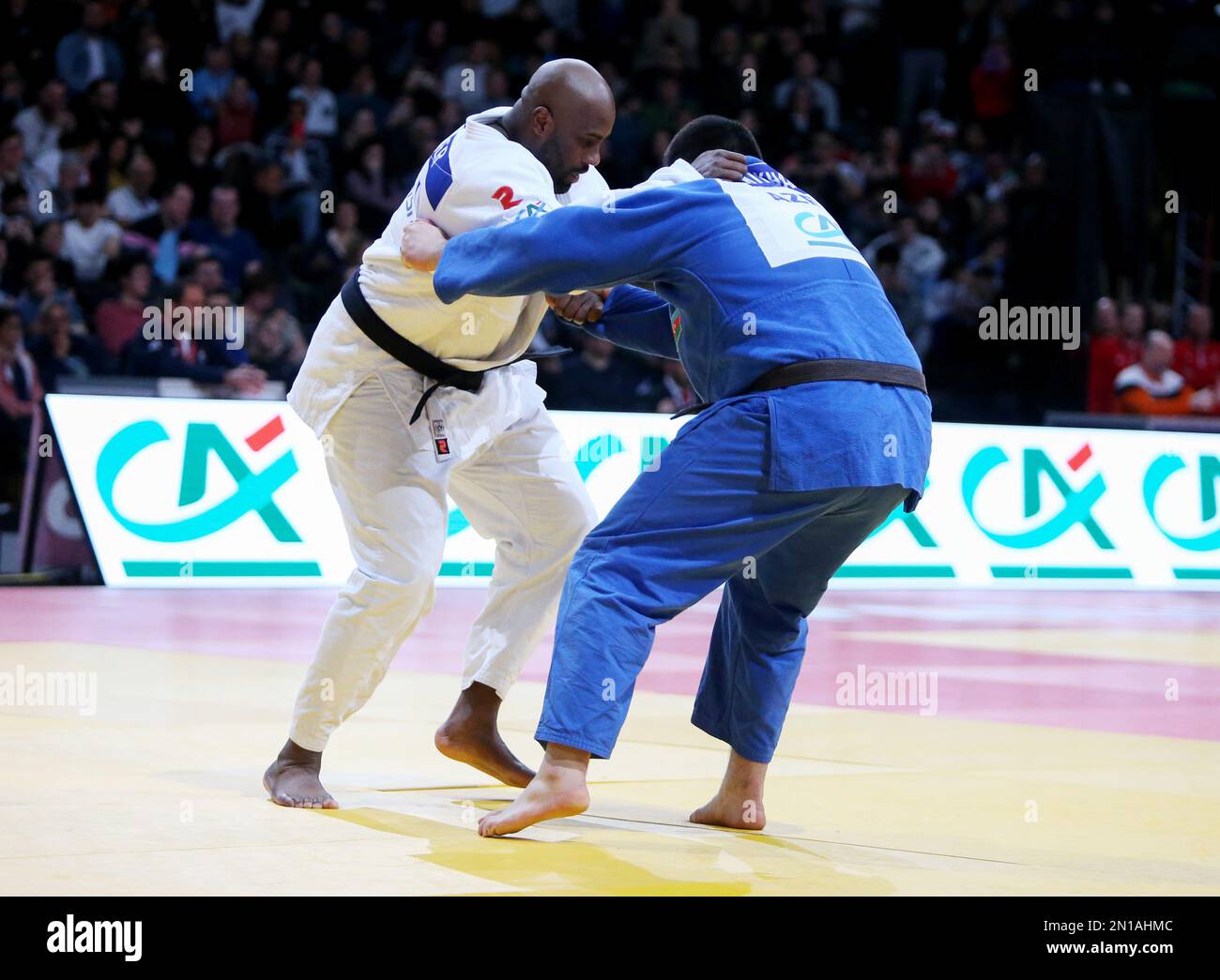 Teddy Rinner of France against Dzhamal Gamzatkhanov of Azerbaijan, Men ...
