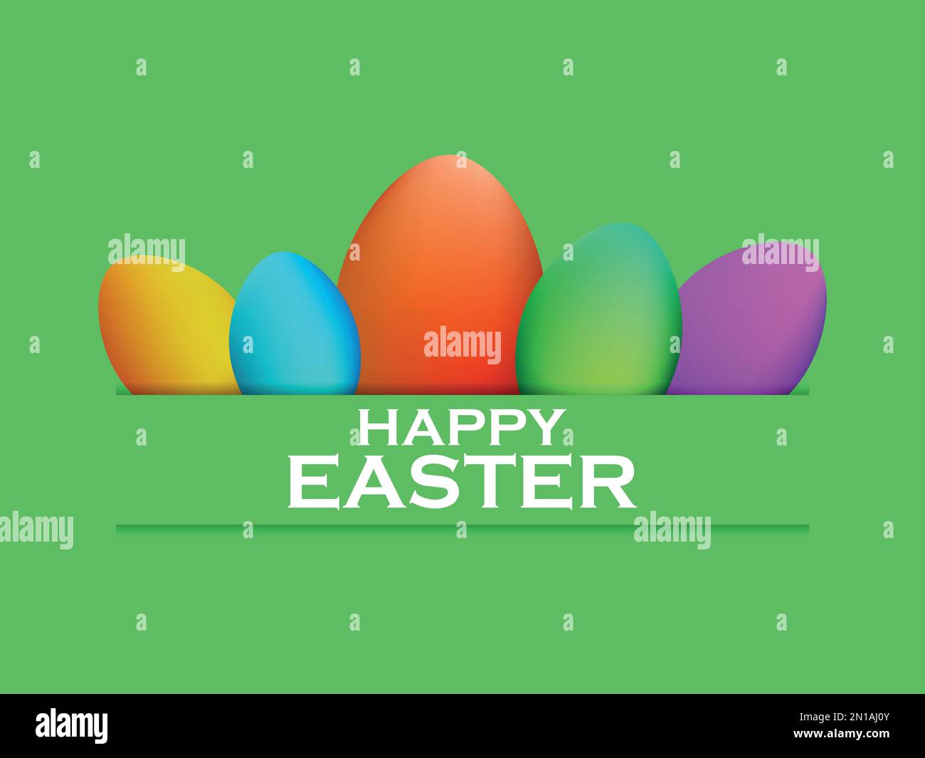 Happy Easter Religious Banner