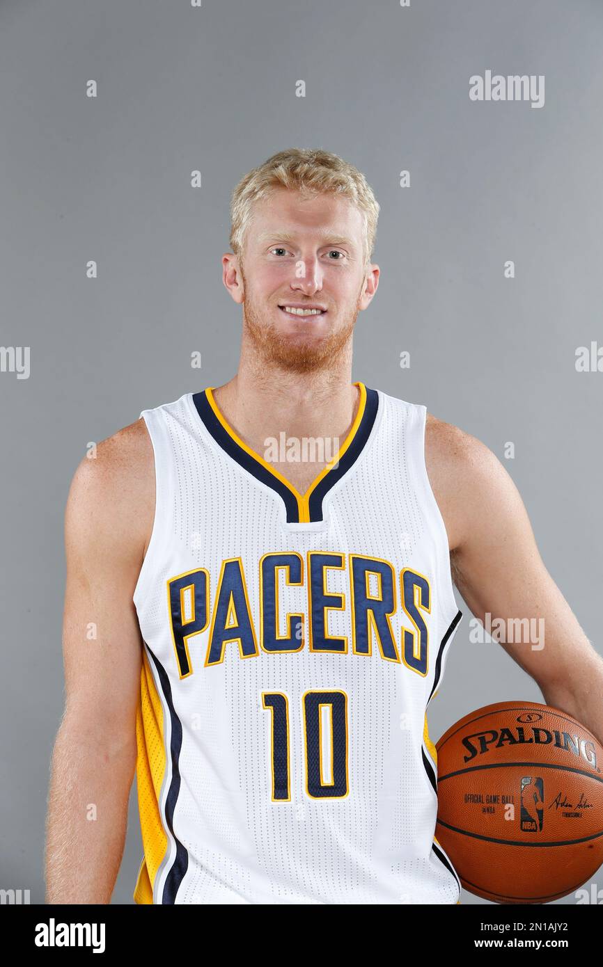 Indiana Pacers forward Chase Budinger (10) poses for a portrait during ...