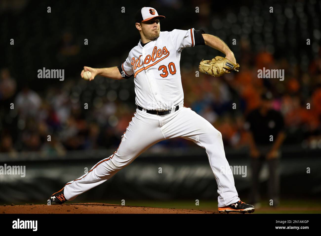 Baltimore Orioles pitcher Chris Tillman delivers against the Toronto ...